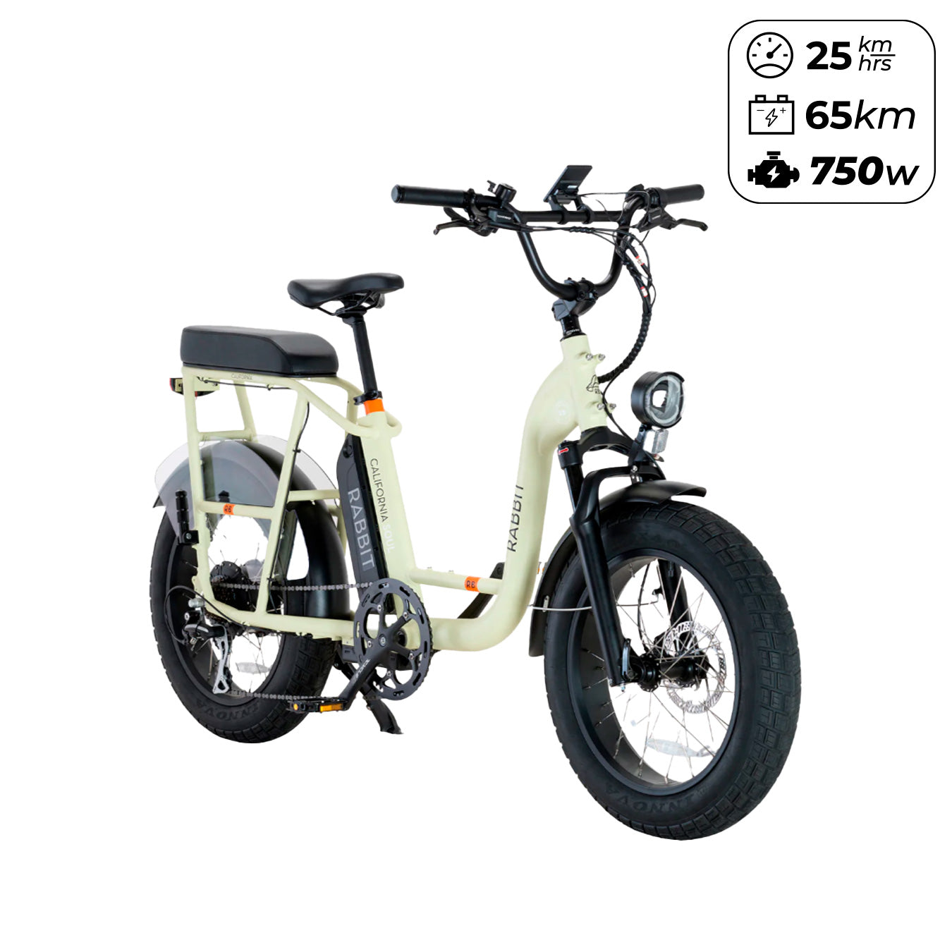 NUEVA ⚡️ Bicicleta Eléctrica California Soul beige – Rabbit Bikes